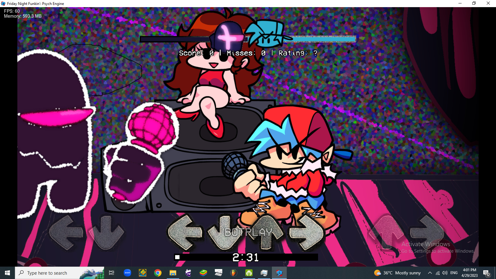 VS Corruption Imposter (Distortion) Mod for Friday Night Funkin' | FNF Mods