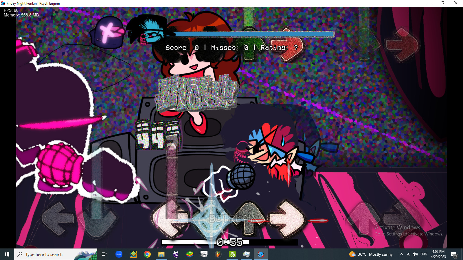 VS Corruption Imposter (Distortion) Mod for Friday Night Funkin' | FNF Mods