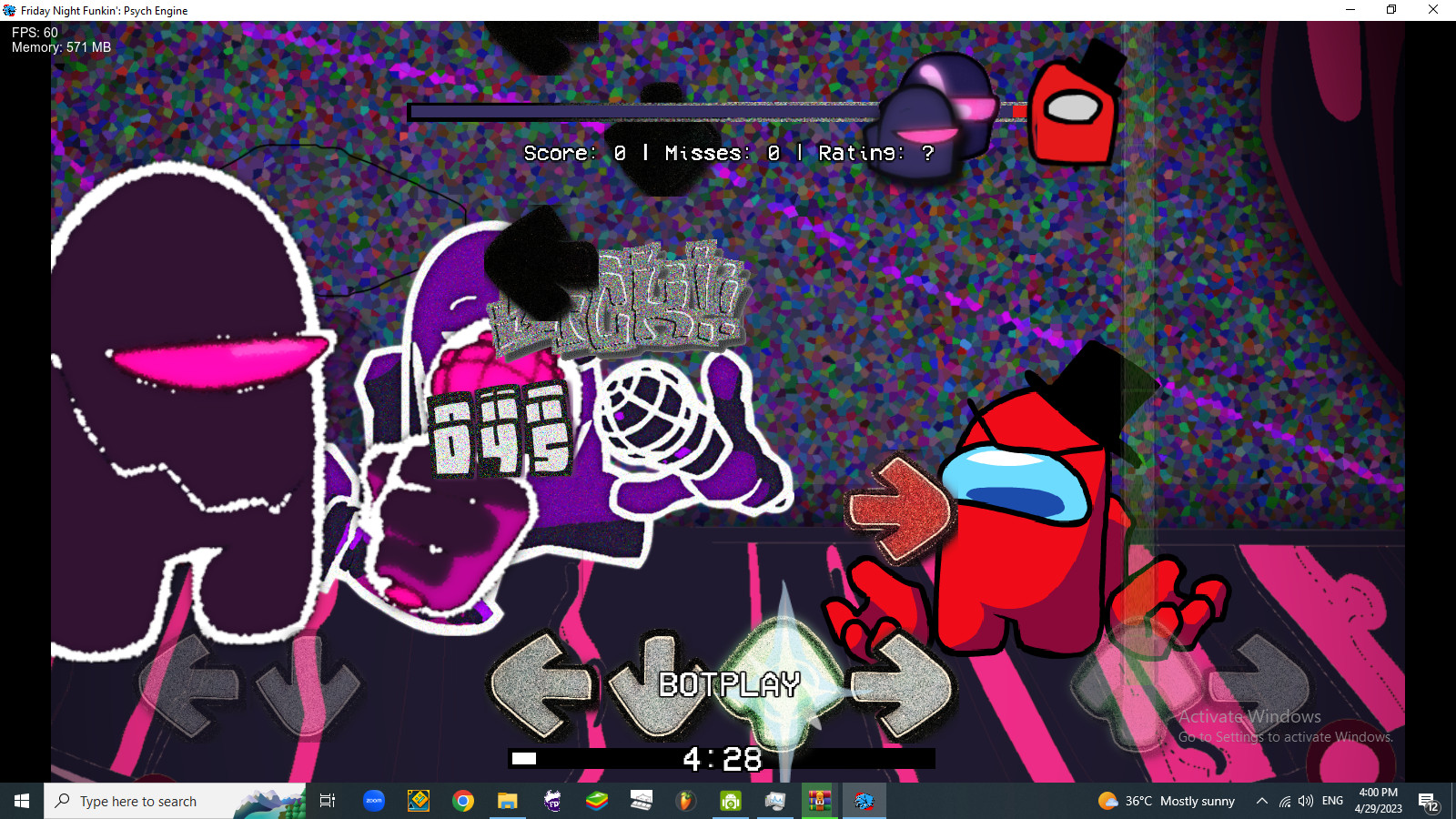 VS Corruption Imposter (Distortion) Mod for Friday Night Funkin' | FNF Mods