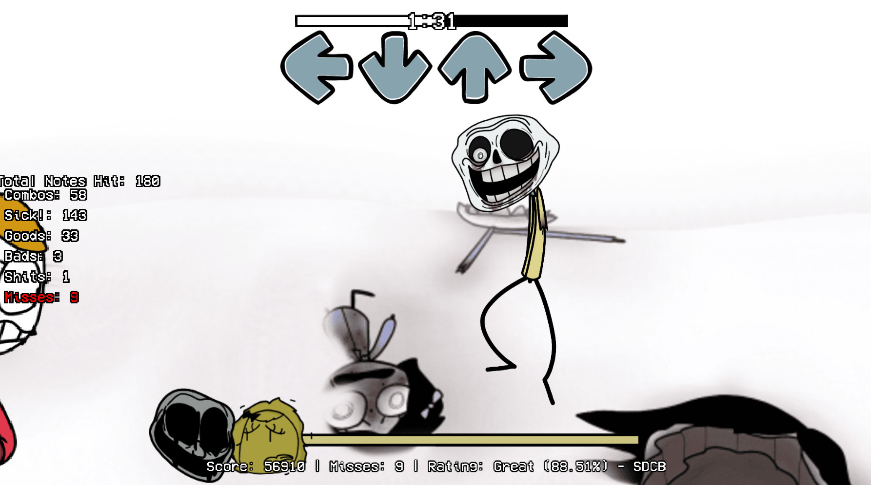 FNF: Trollge Media Full v1 Demo (HOTFIX UPDATE) Mod for Friday Night ...