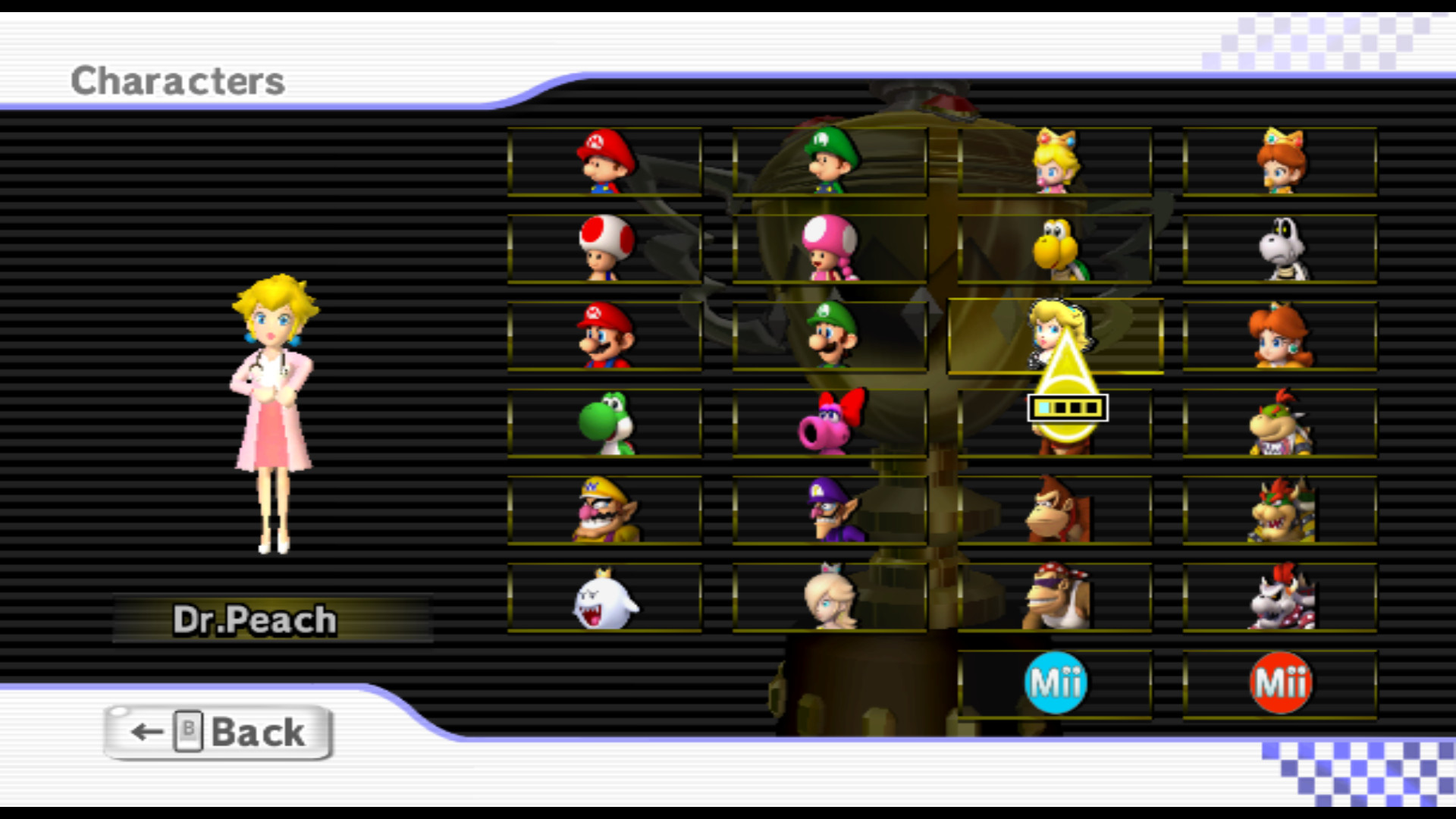 Doctor Peach W/ Tour animations Mod for Mario Kart Wii | MKWii Mods