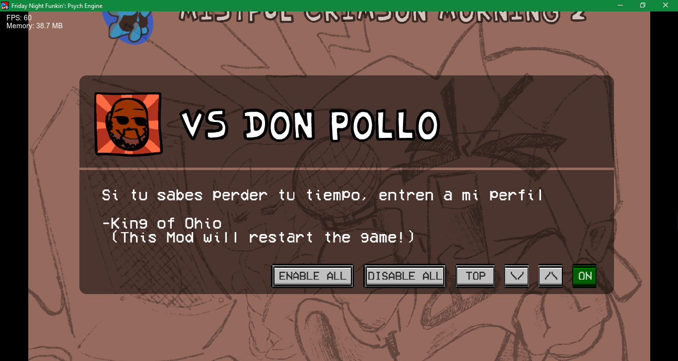 Vs Don Pollo Mod for Friday Night Funkin' | FNF Mods