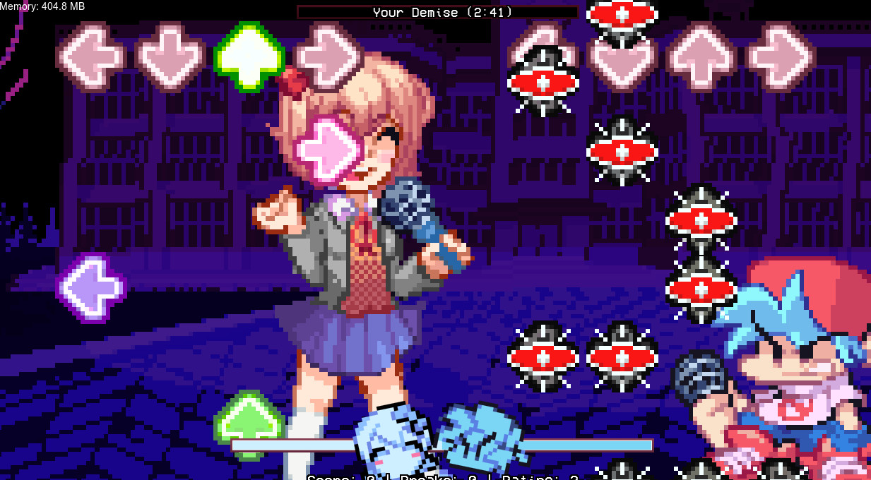 DDTO - monika prologue week Sayori Takeover! v3 [Friday Night Funkin ...