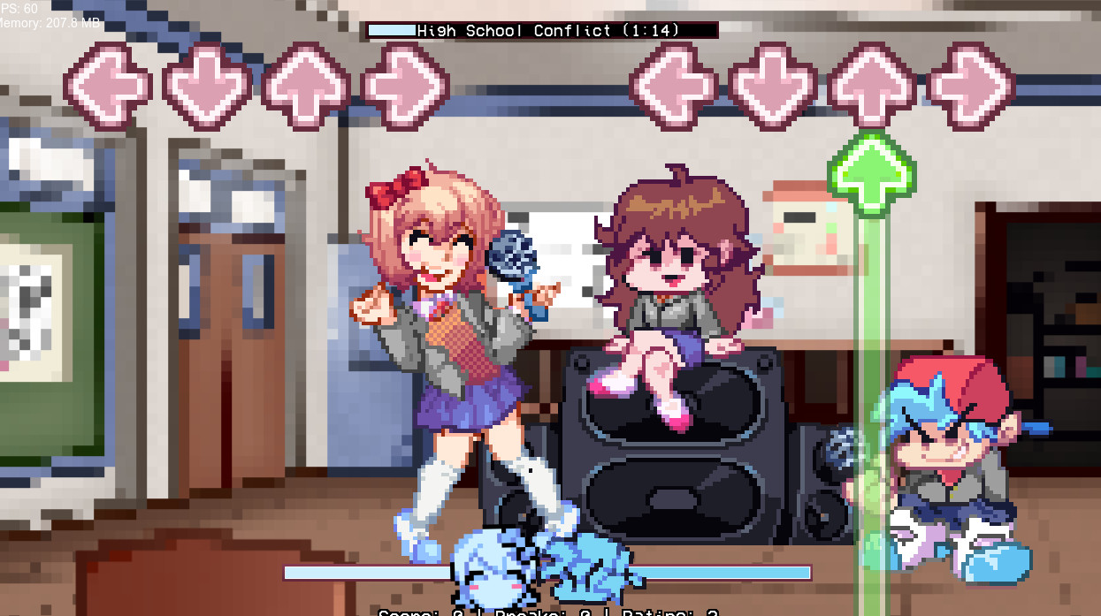 High School Conflict (old) But Sayori Sings it Mod for Friday Night ...