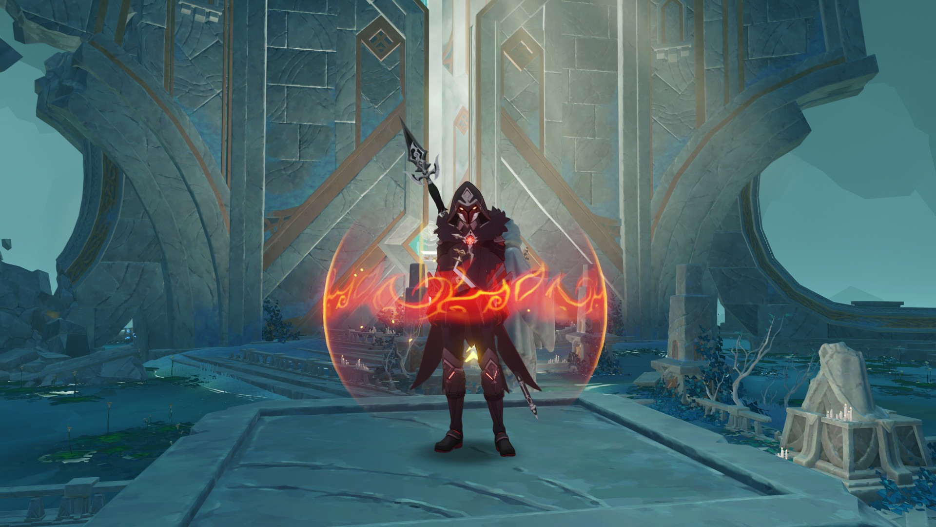 Fatui Pyro Agent over Thoma Mod for Genshin Impact | GI Mods