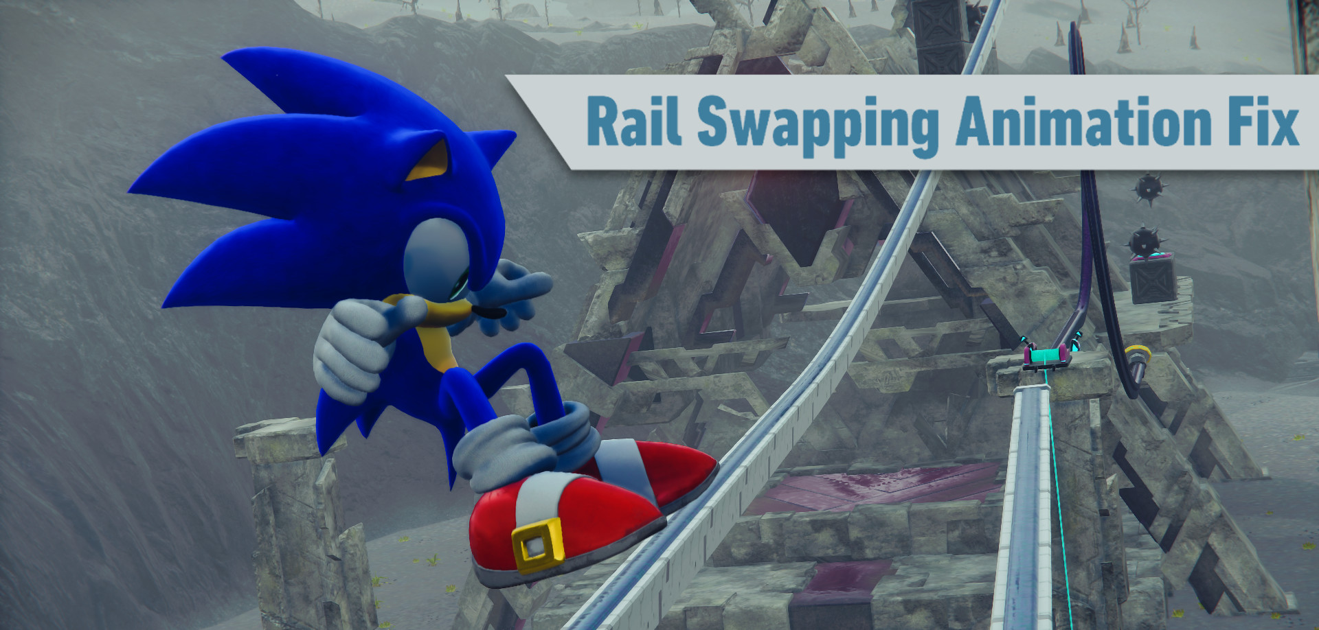 Rail Swapping Animation Fix Mod for Sonic Frontiers | Frontiers Mods
