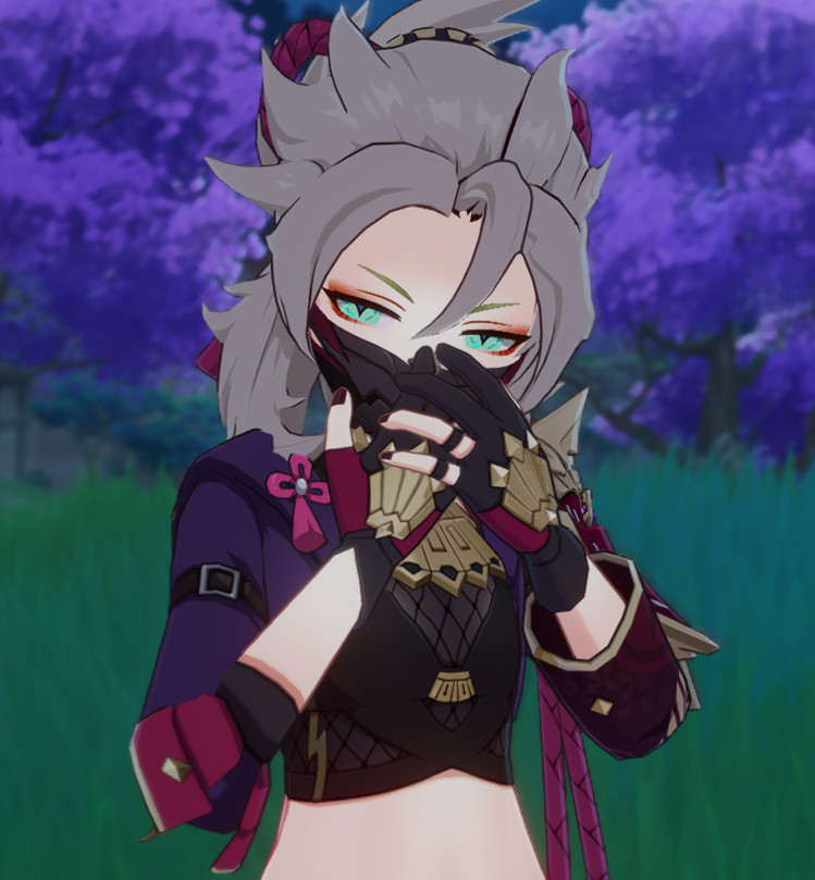 Shinobedo over Kuki Mod for Genshin Impact | GI Mods