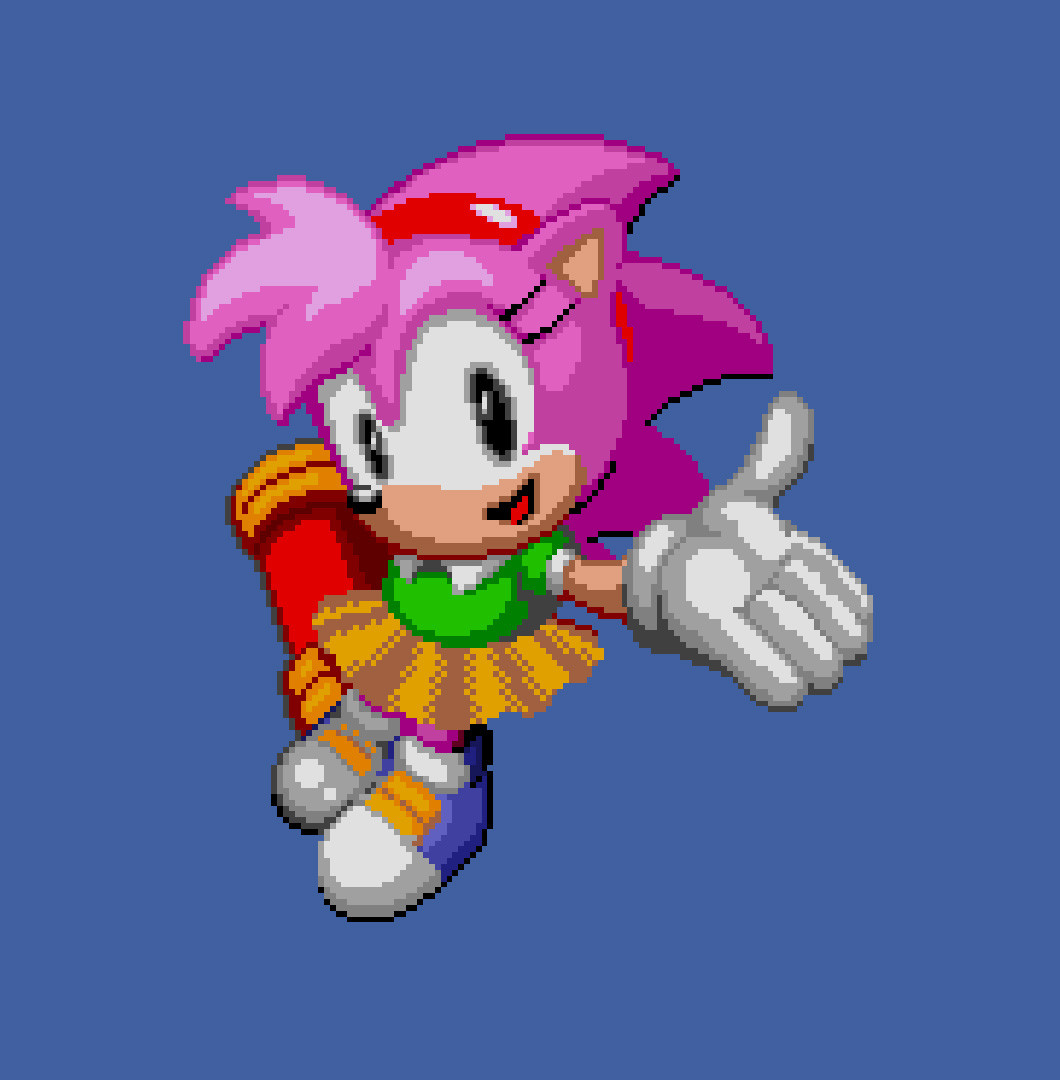 Amy - Menu Redesign Mod for Sonic the Hedgehog Forever | S1F Mods