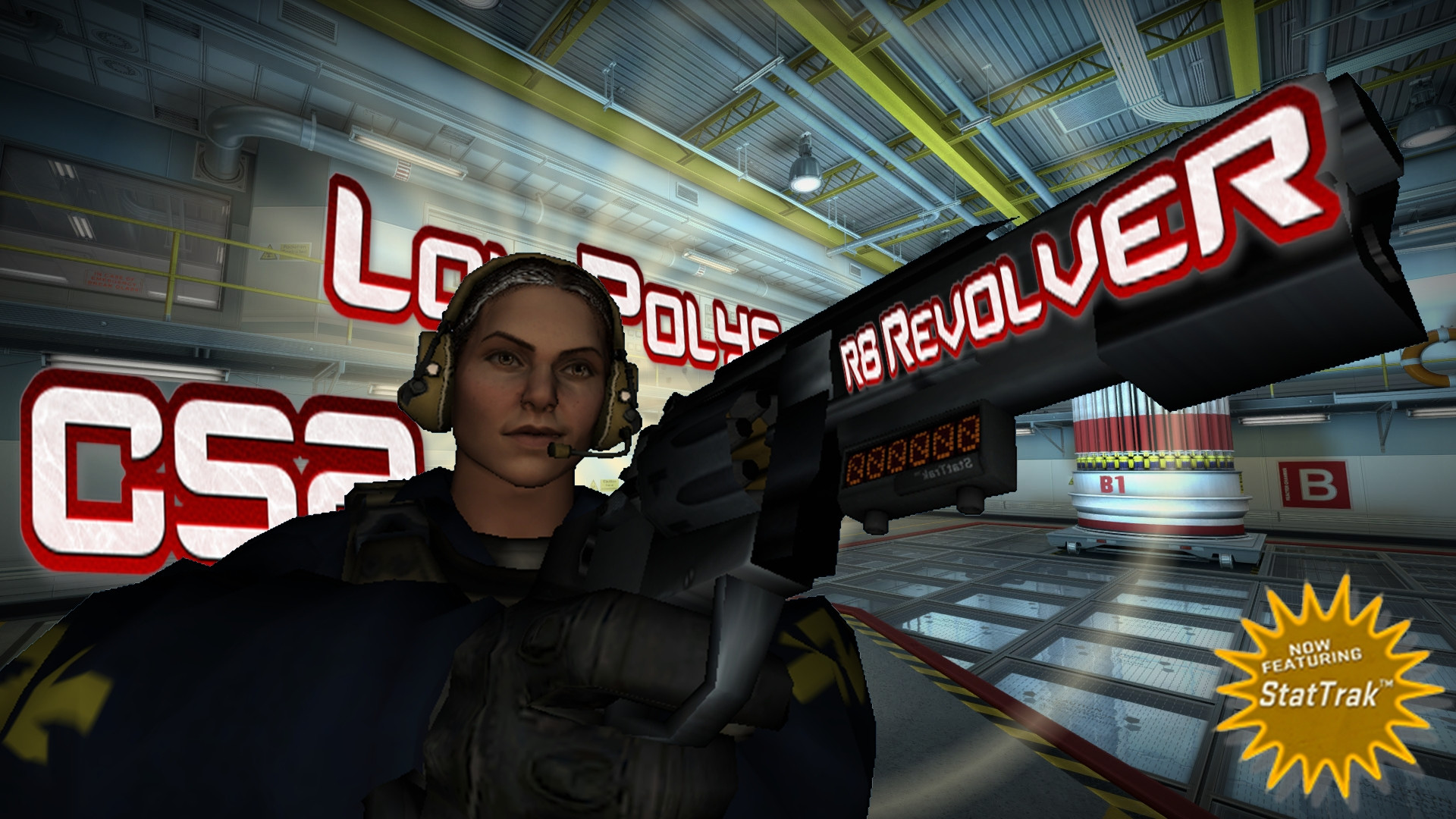 CS2 Low Polys | R8 Revolver Mod for Counter-Strike 1.6 | CS1.6 Mods