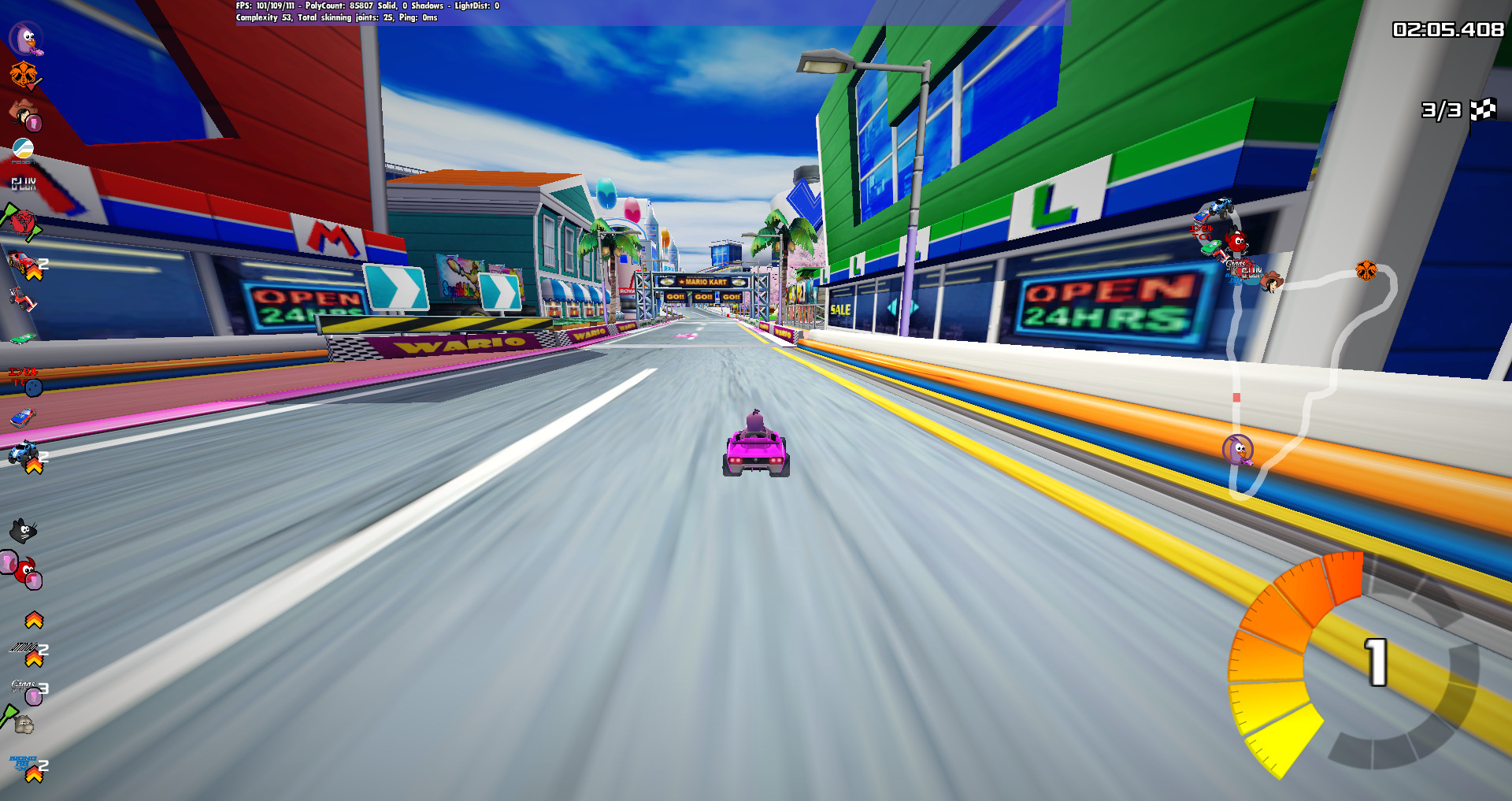 arcade gp snow panic Mod for SuperTuxKart | STK Mods