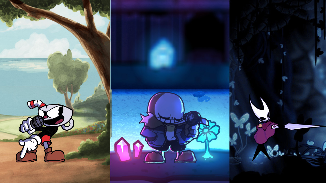 Indie Cross: V2 Songs Fanmade Mod for Friday Night Funkin' | FNF Mods