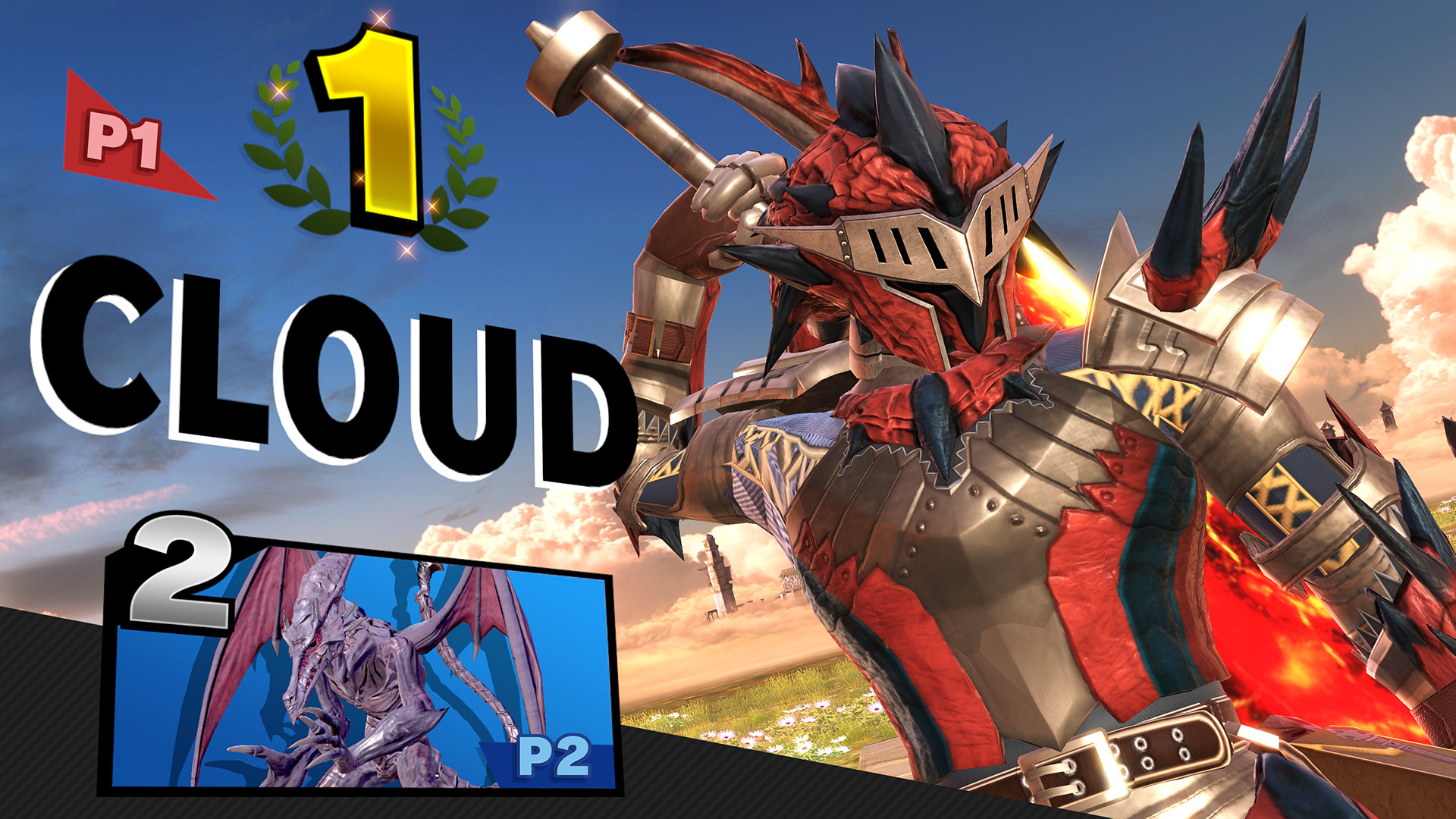 Rathalos Armor Set Cloud Mod for Super Smash Bros. Ultimate | SSBU Mods