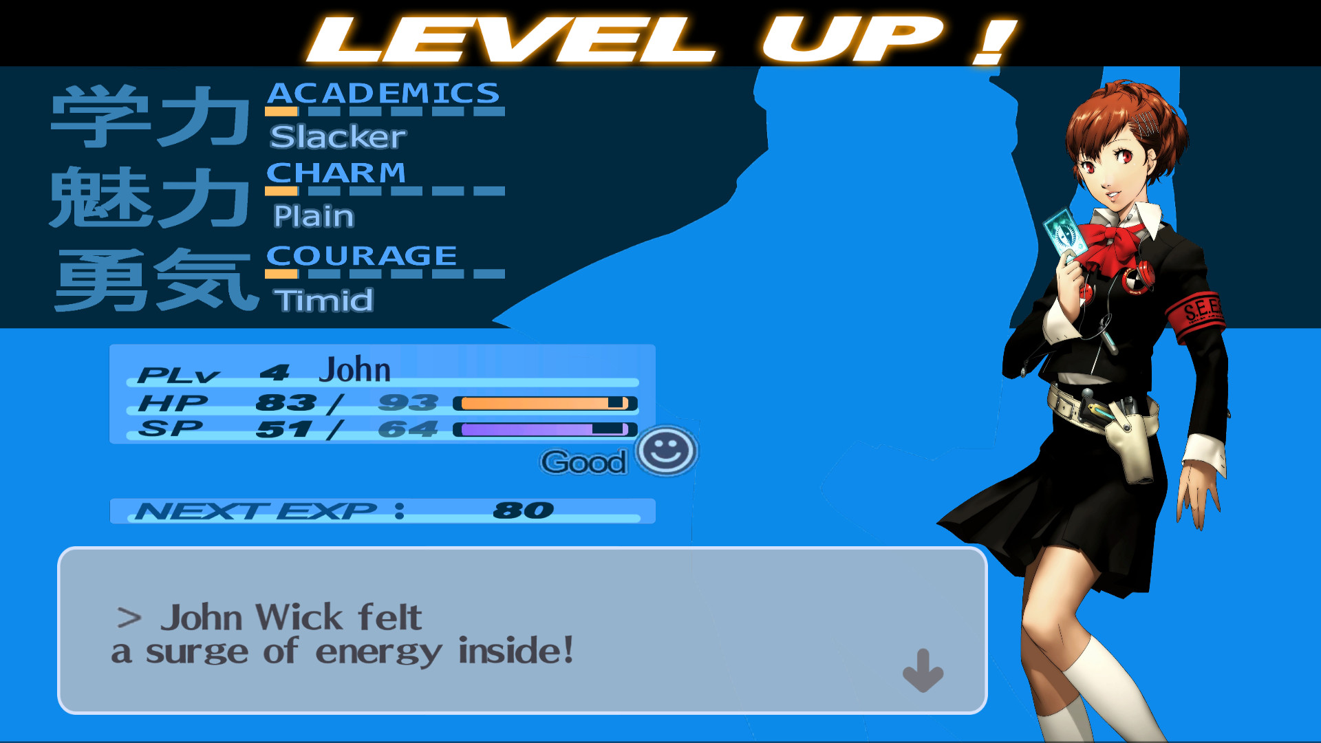 P3P Protag Bustups Mod for Persona 3 FES | P3FES Mods