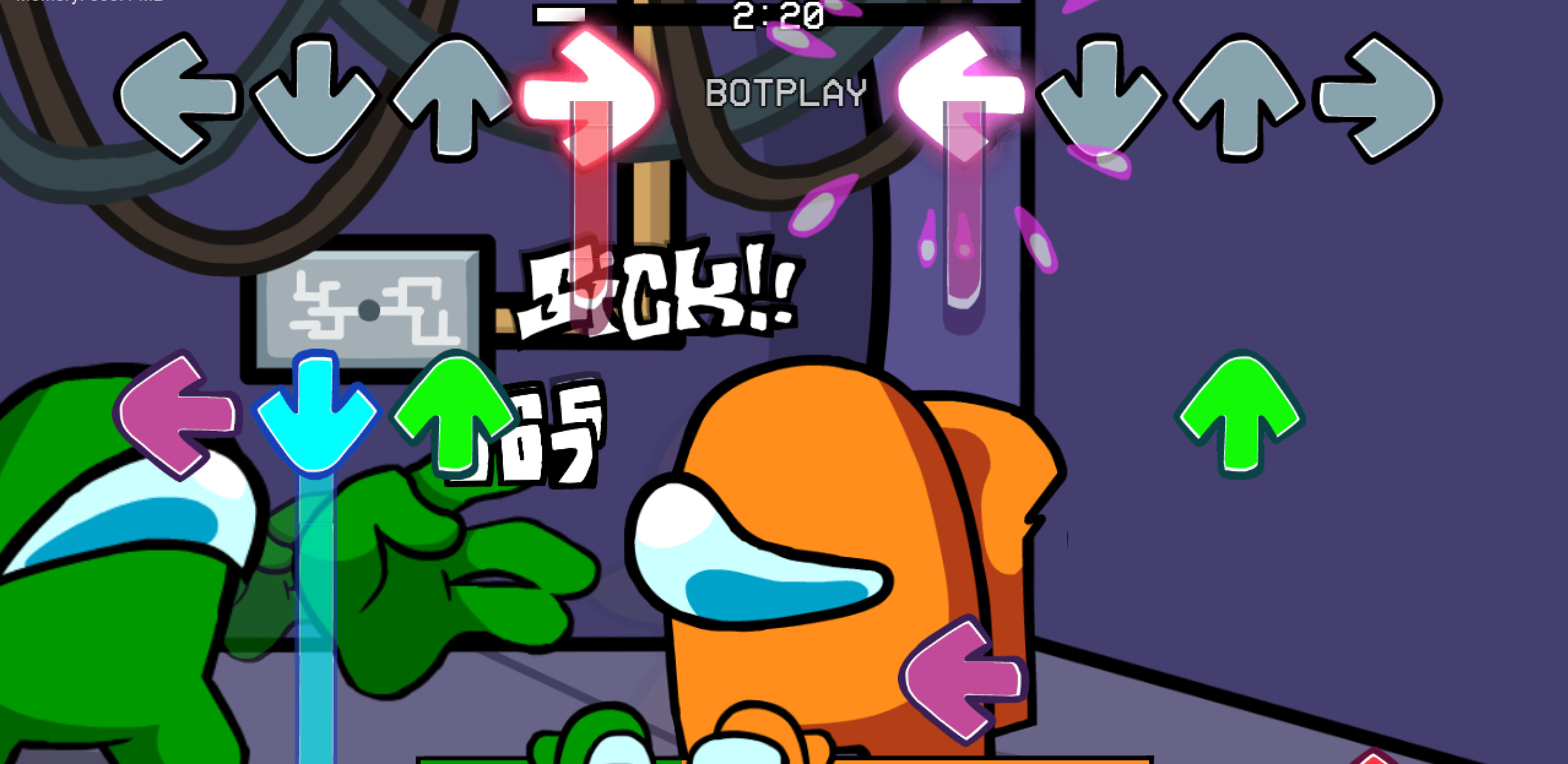 FNF finale but its green chasing orange Mod for Friday Night Funkin ...