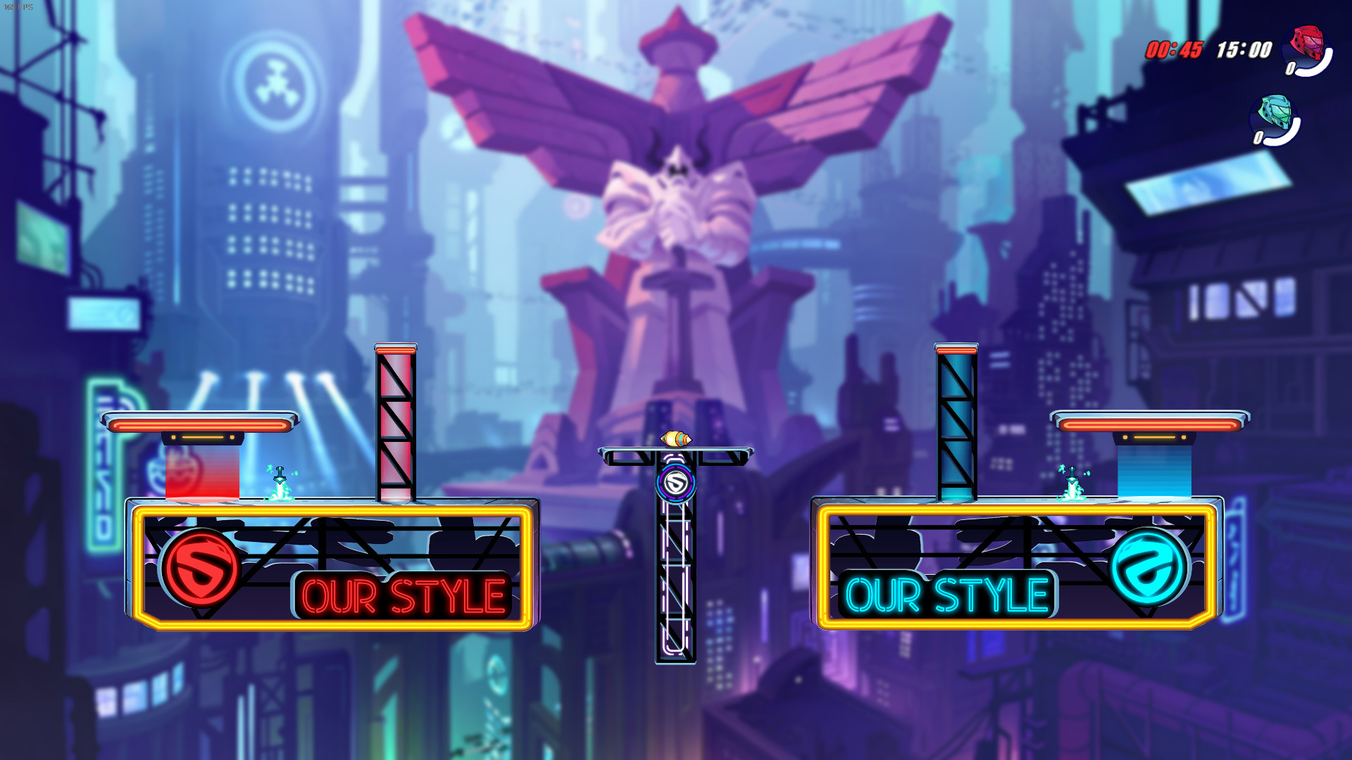 Cyberpunk Brawlball Map [Brawlhalla] [Mods]