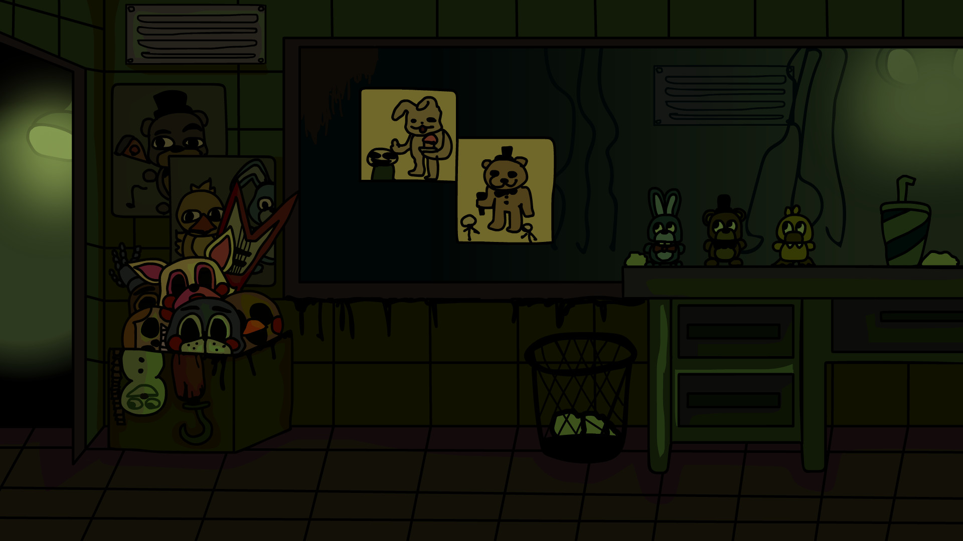 Funkin and Frights vs Springtrap Mod for Friday Night Funkin' | FNF Mods