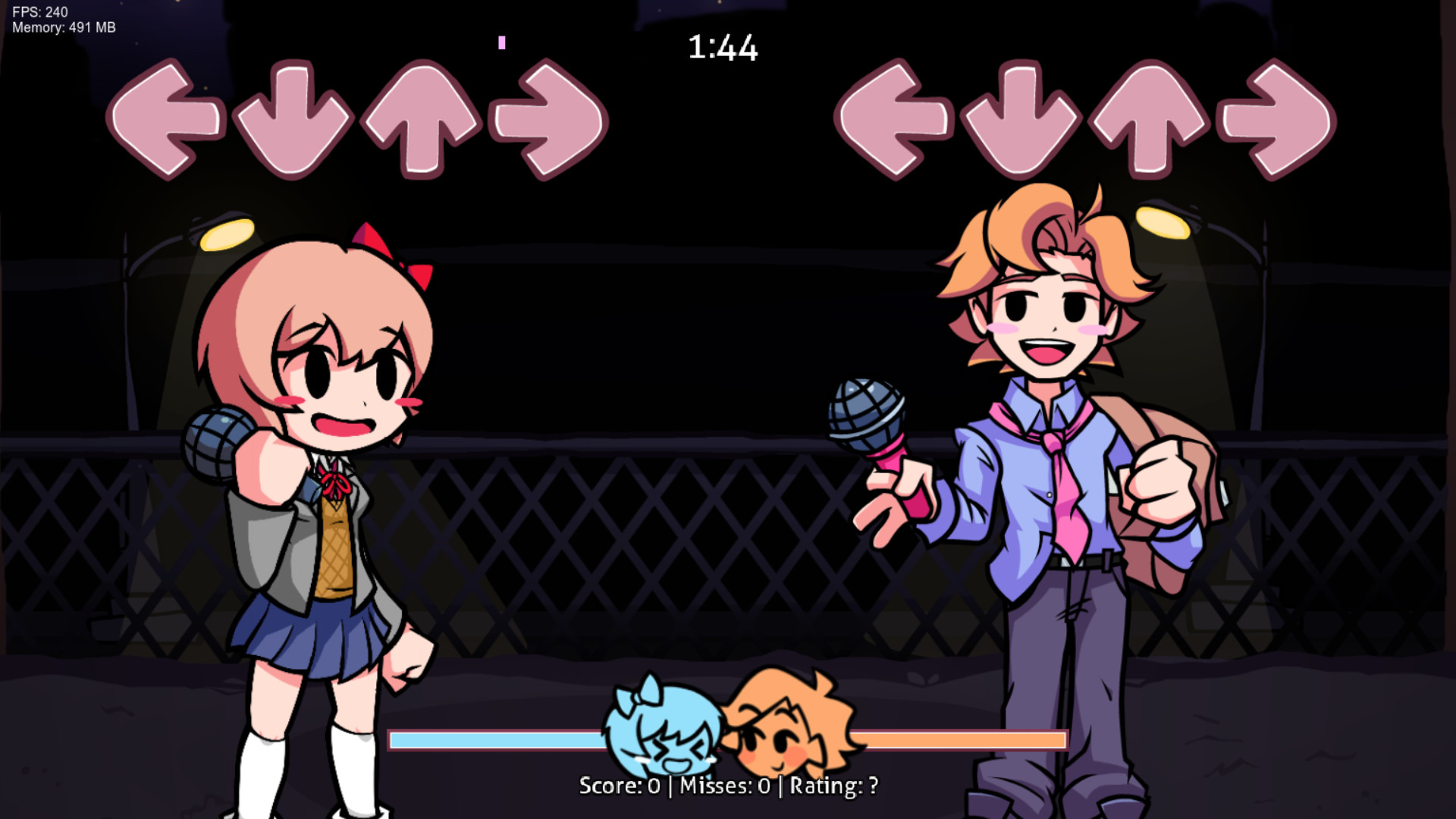 FNF:Doki Doki Cover 3.3 (Android Port) Mod for Friday Night Funkin ...