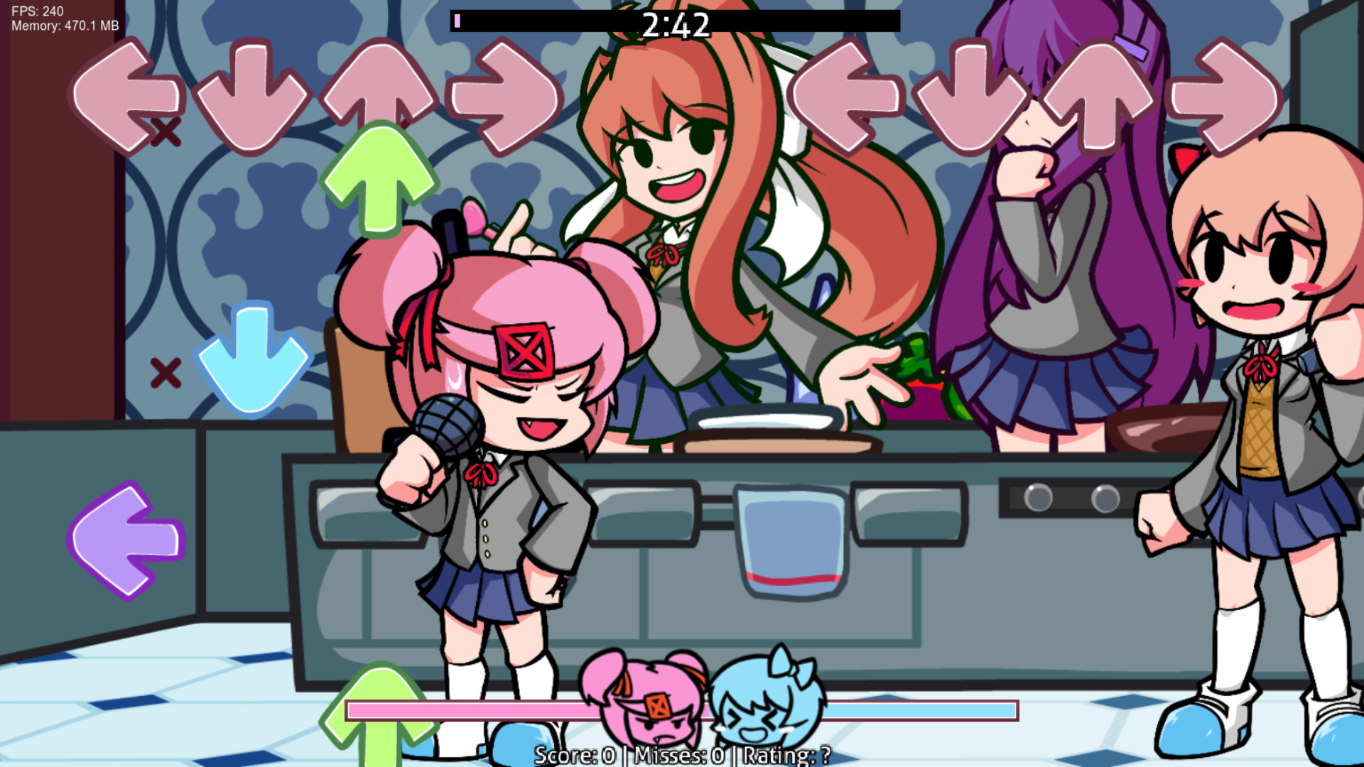 FNF:Doki Doki Cover 3.3 (Android Port) Mod for Friday Night Funkin ...