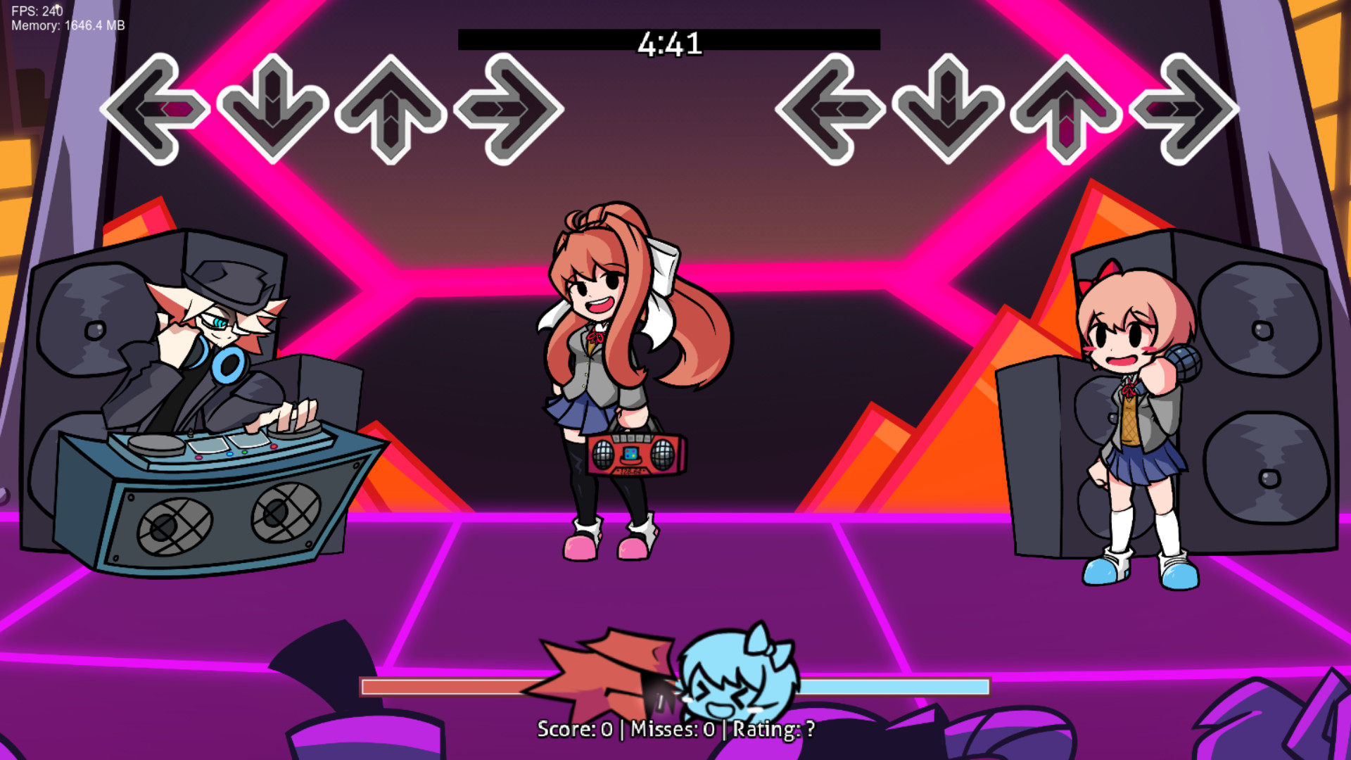 FNF:Doki Doki Cover 3.3 (Android Port) Mod for Friday Night Funkin ...
