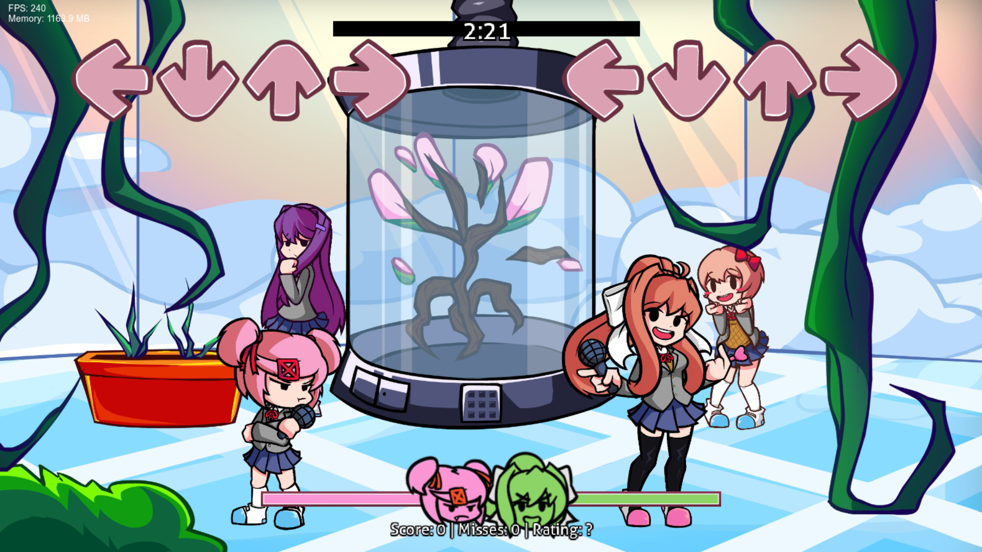 FNF:Doki Doki Cover 3.3 (Android Port) Mod for Friday Night Funkin ...