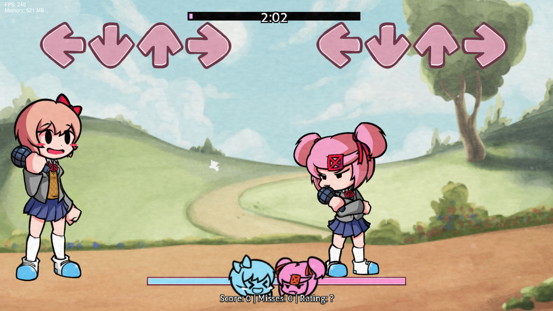 FNF:Doki Doki Cover 3.3 (Android Port) Mod for Friday Night Funkin ...