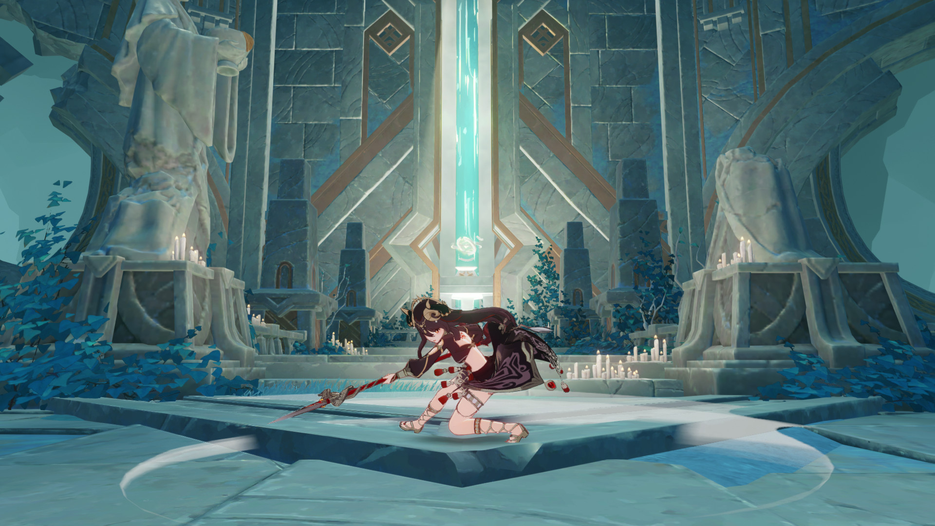 Hu Tao Nilou outfit + Dehya Midriff [Genshin Impact] [Mods]