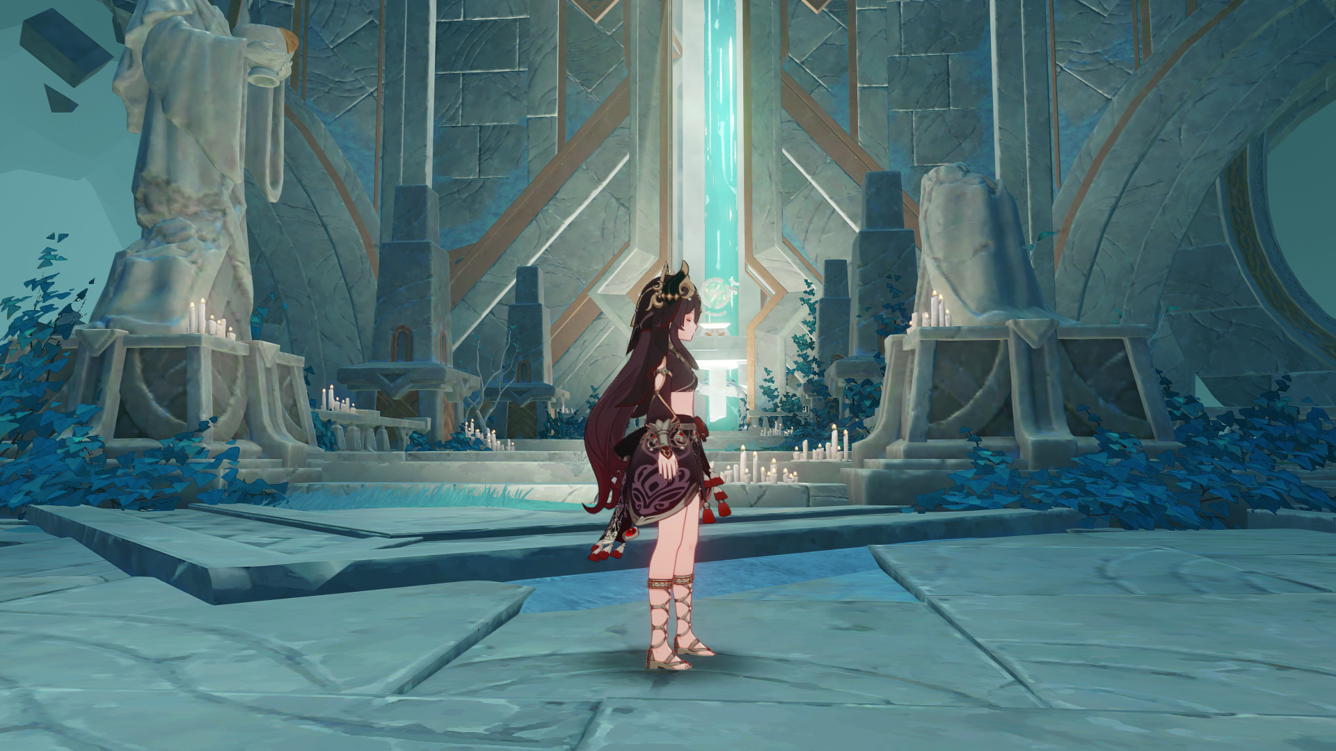 Hu Tao Nilou outfit + Dehya Midriff [Genshin Impact] [Mods]