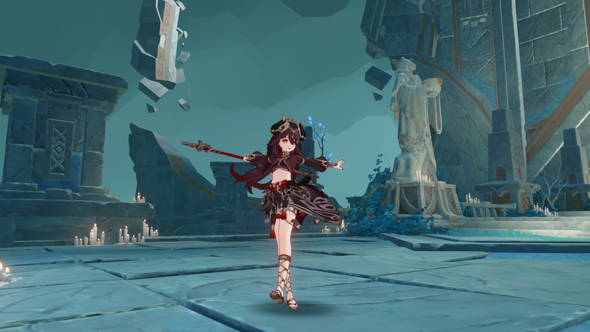 Hu Tao Nilou outfit + Dehya Midriff [Genshin Impact] [Mods]