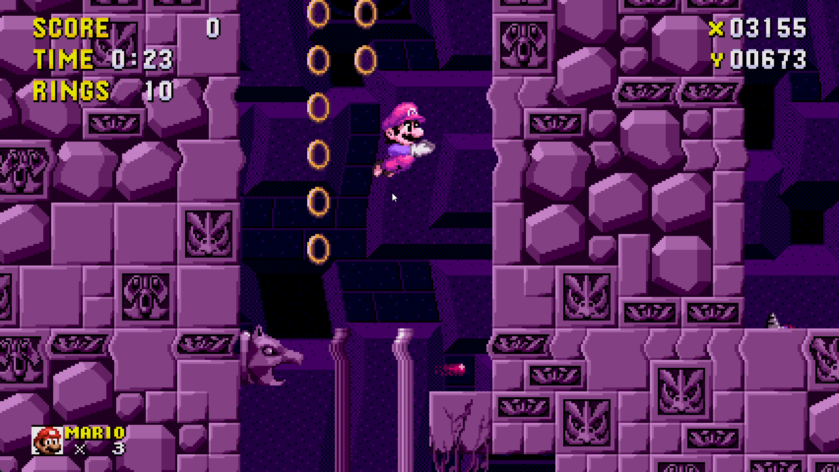 Extra Slot Mario: A S1F Mod [Sonic the Hedgehog Forever] [Mods]