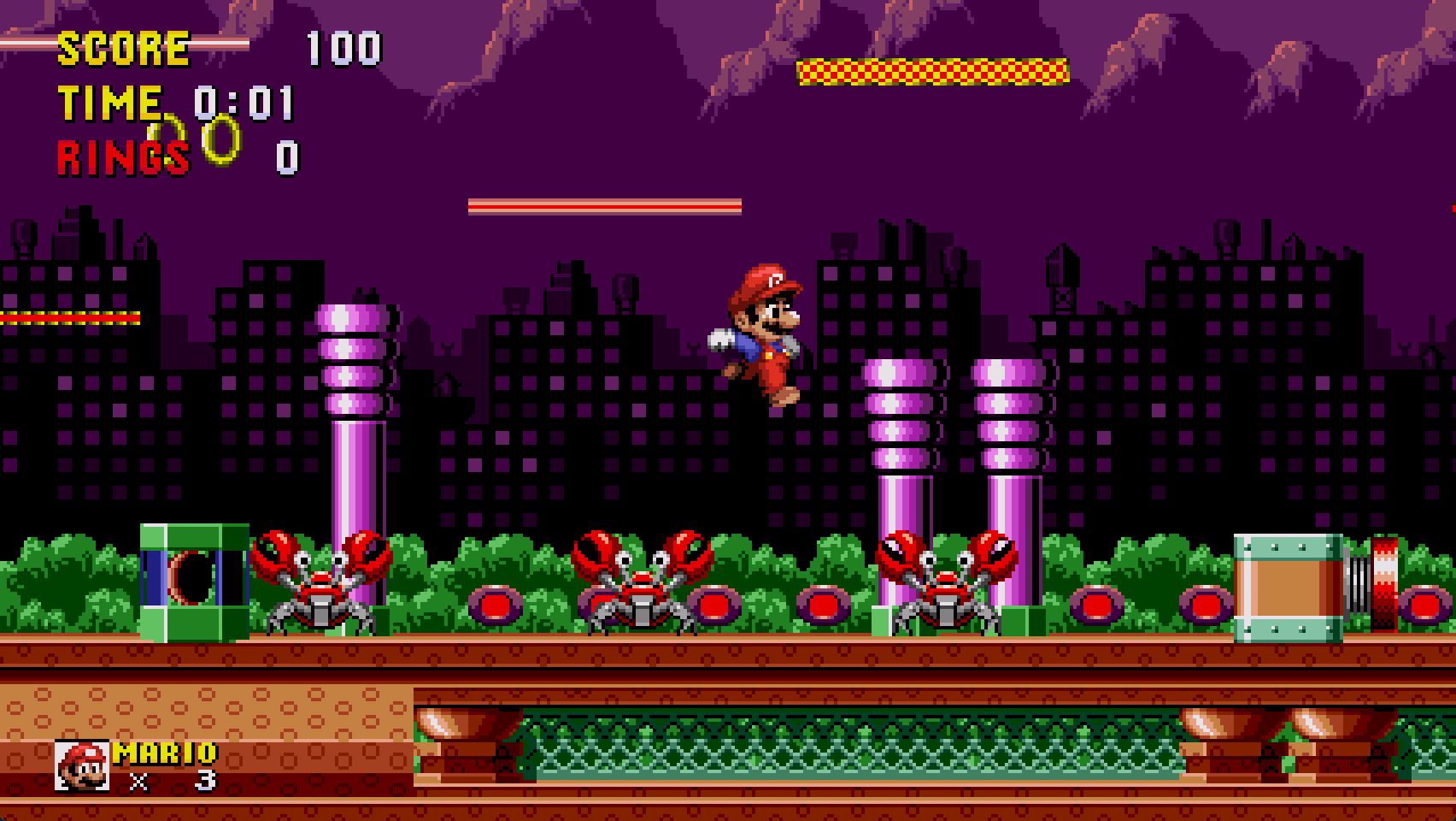 Extra Slot Mario: A S1F Mod [Sonic the Hedgehog Forever] [Mods]