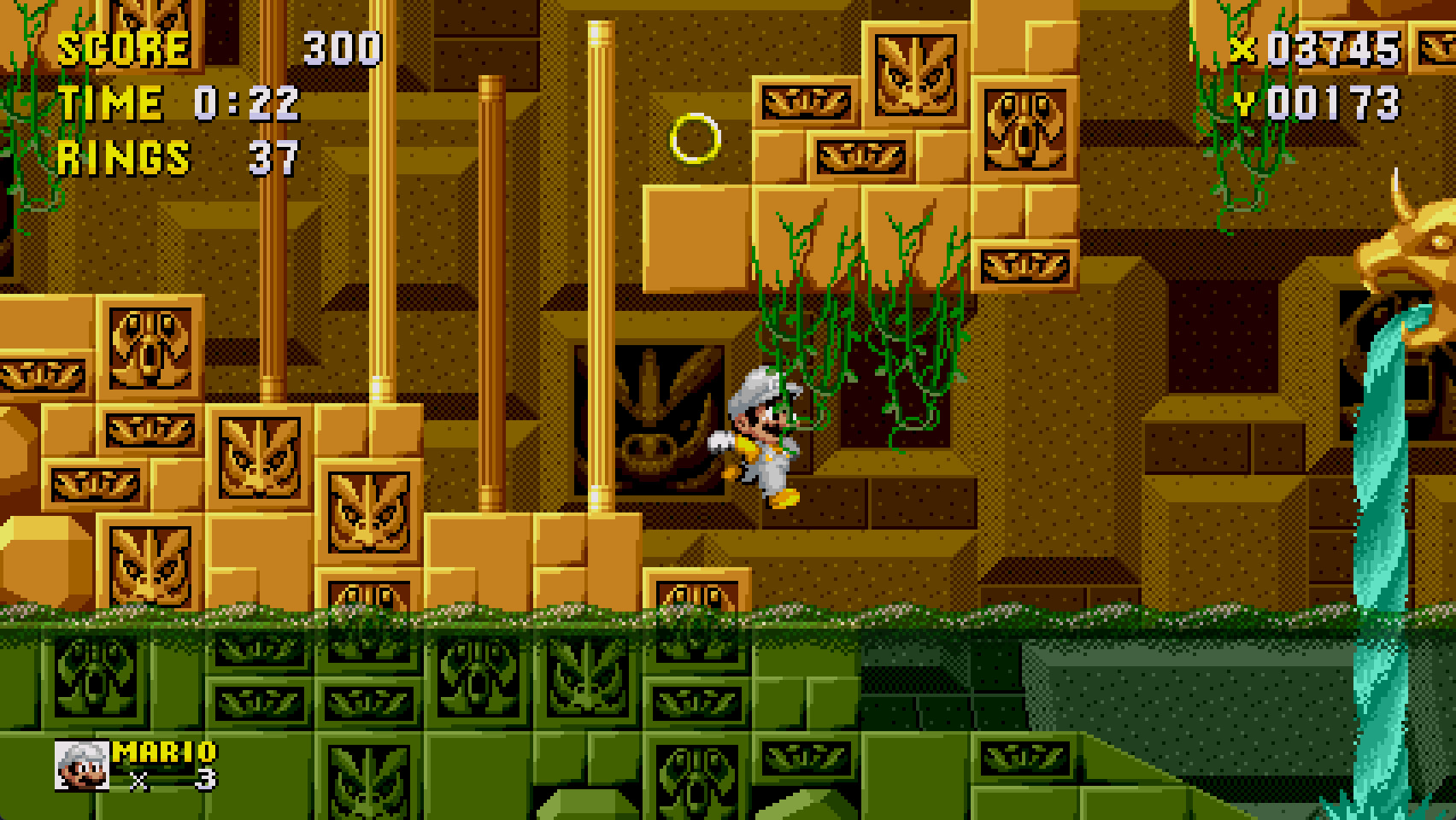 Extra Slot Mario: A S1F Mod [Sonic the Hedgehog Forever] [Mods]