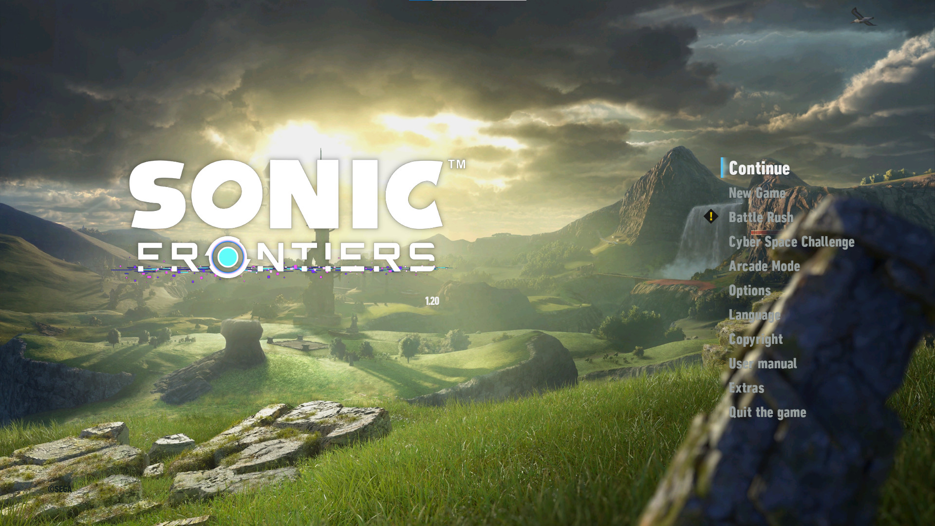 JP Art on Title Screen Mod for Sonic Frontiers | Frontiers Mods