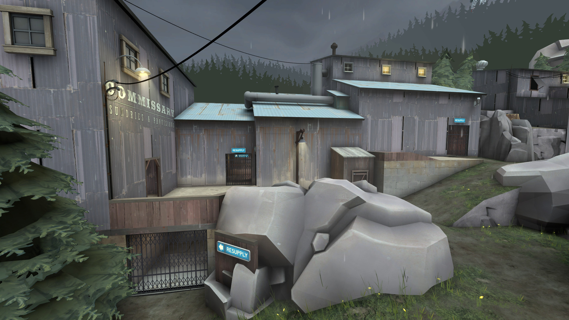 Timbertown (4-Team King of the Flag) Mod for Team Fortress 2 Classic ...