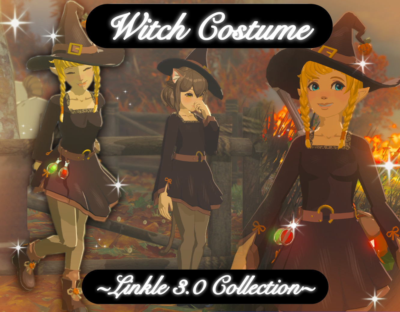 ~Linkle Witch Costume~ (Linkle 3.0 Collection NX) Mod for The Legend of ...