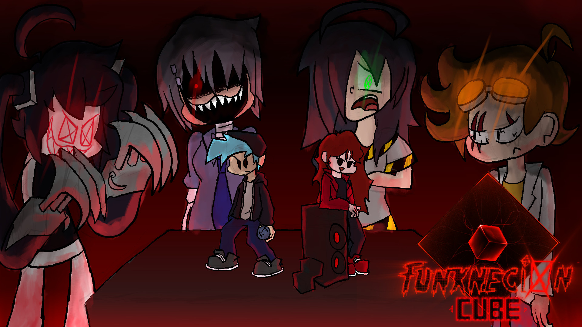 Funknecion Cube: Rebooted Mod for Friday Night Funkin' | FNF Mods