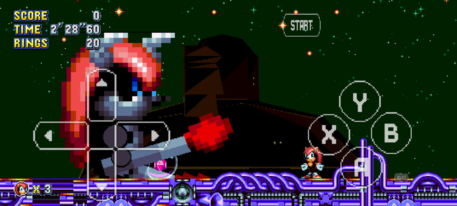 Metal Mighty Over Metal Sonic Mod for Sonic Mania | SM Mods