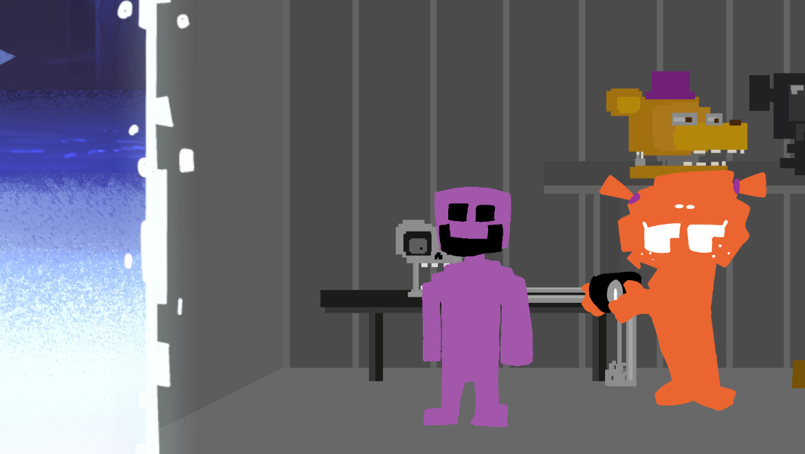 william afton vs sans (unlikely rivals cover) Mod for Friday Night ...