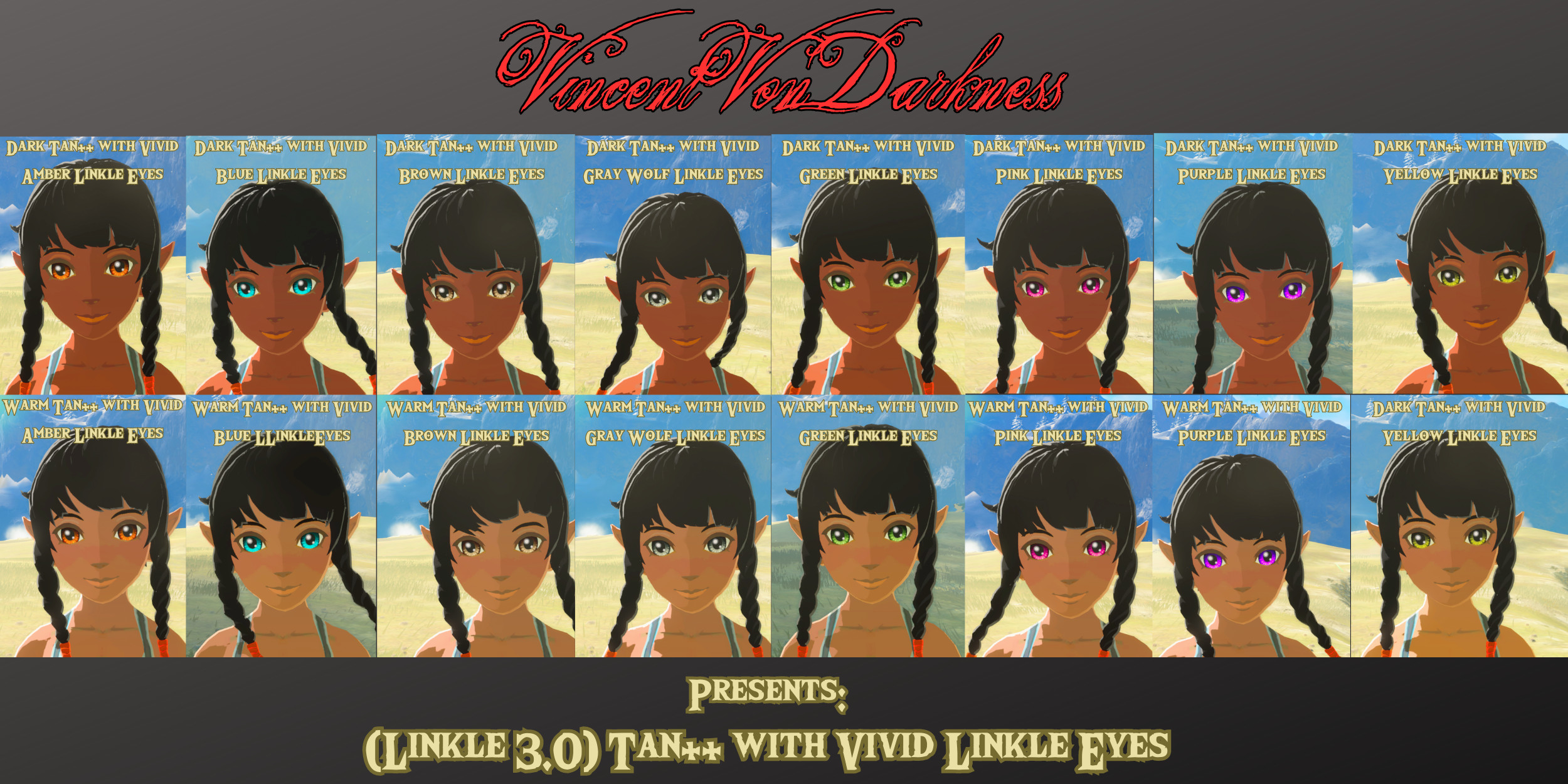[Linkle 3.0] Tan++ with Vivid Linkle Eyes Mod for The Legend of Zelda ...