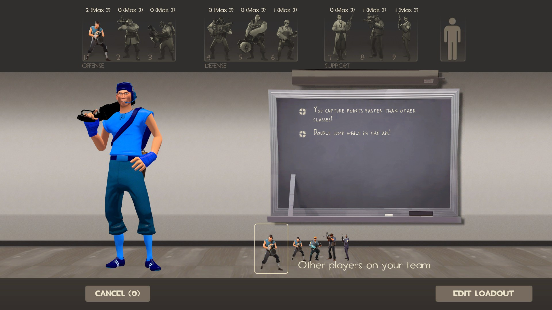 Obvious-Teams: Scout Mod for Team Fortress 2 | TF2 Mods
