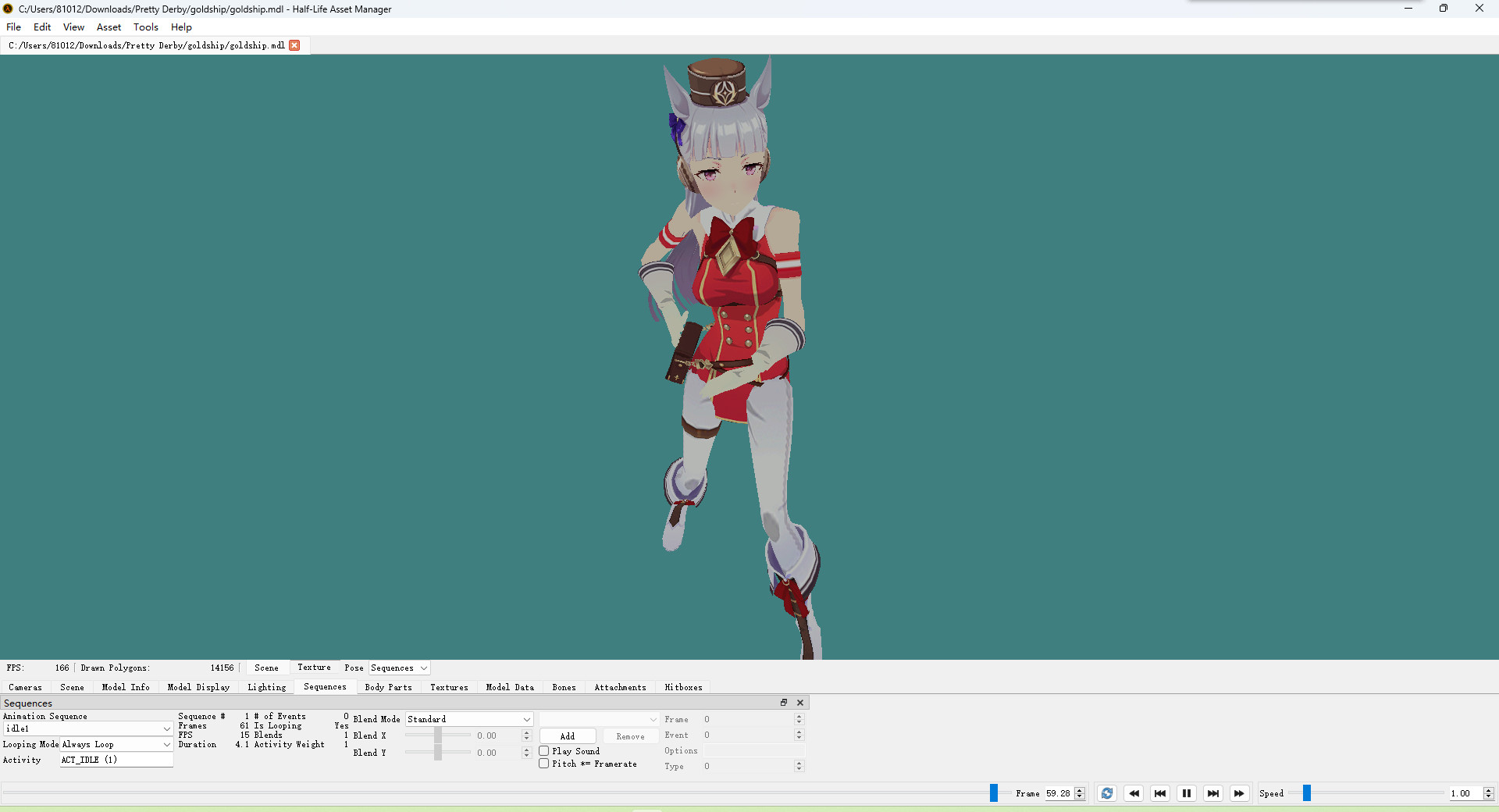 [Pretty Derby]Charaters Pack Mod for Counter-Strike 1.6 | CS1.6 Mods