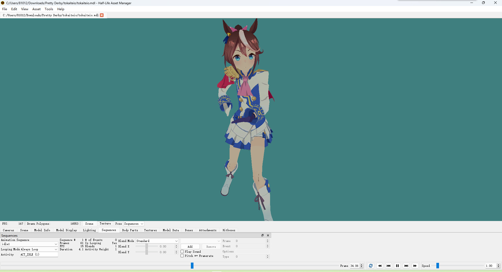 [Pretty Derby]Charaters Pack Mod for Counter-Strike 1.6 | CS1.6 Mods