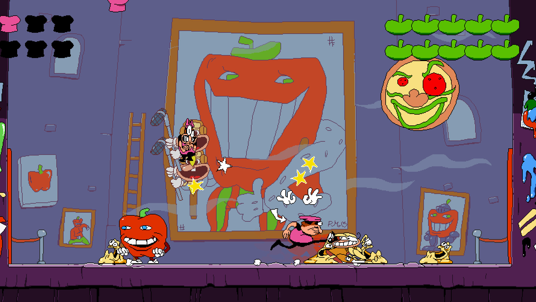 4 Bosses in the Pepperman Stage Mod for Pizza Tower | PT Mods