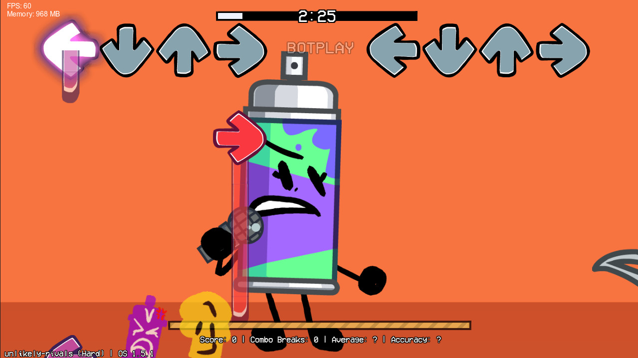 Unlikely Rivals but it's Spraypaint and Playdoh Mod for Friday Night ...