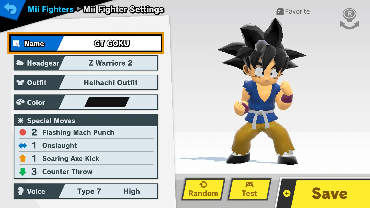 Z Warriors + Misc. Mii Hat-Suit Pack (Wave 3) Mod for Super Smash Bros ...