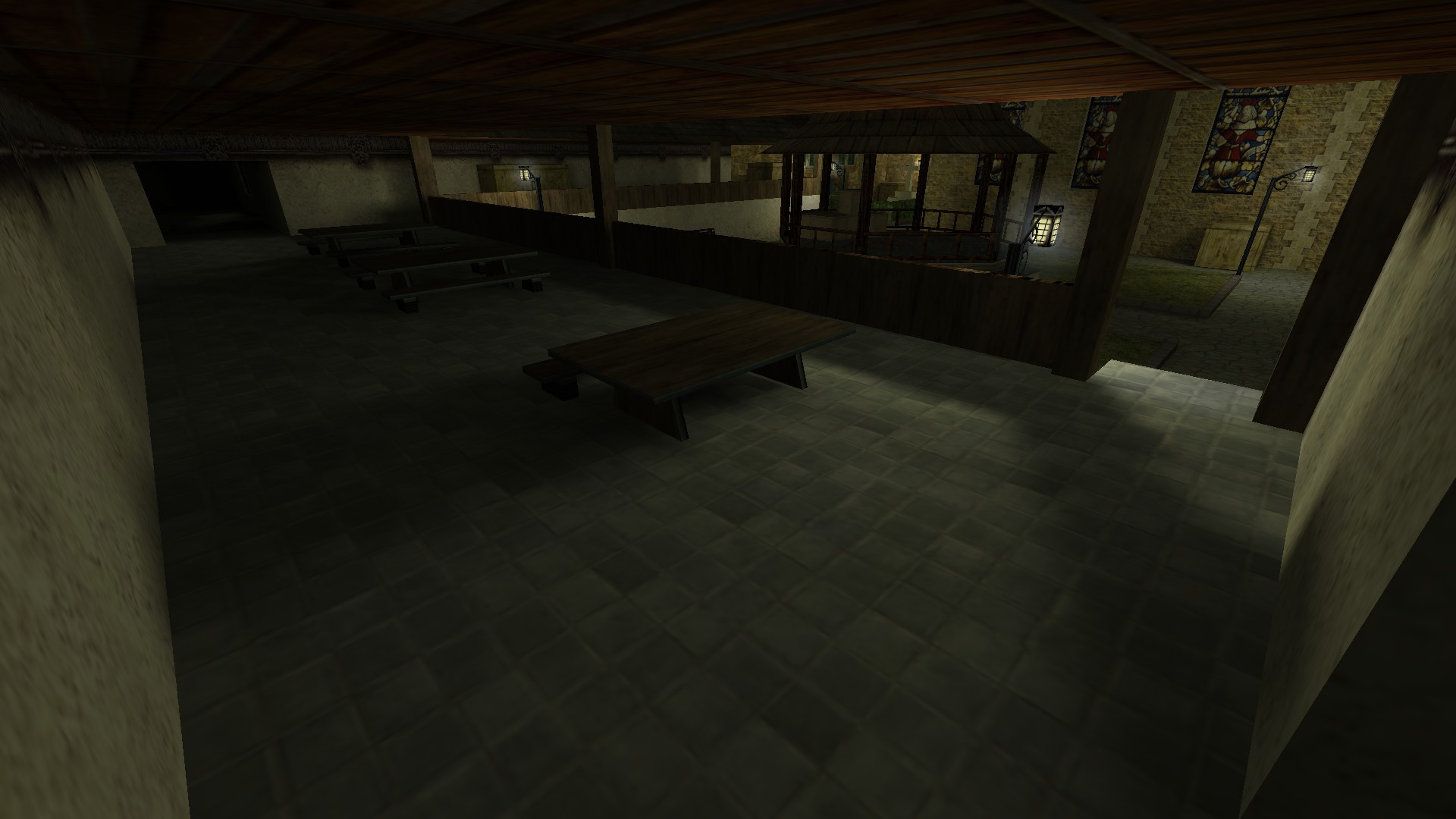 de_courtyard [Counter-Strike 1.6] [Mods]