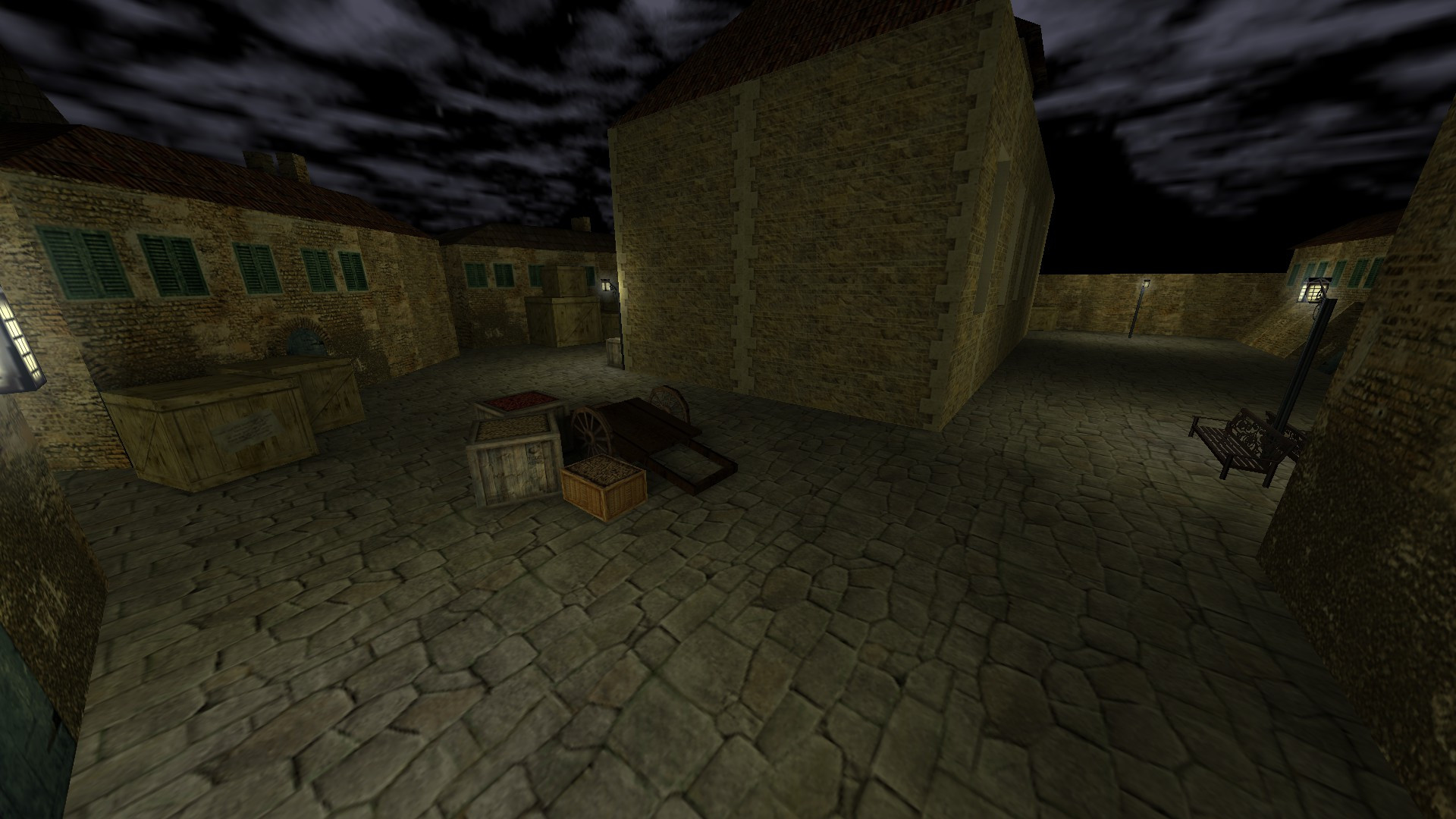 de_courtyard [Counter-Strike 1.6] [Mods]