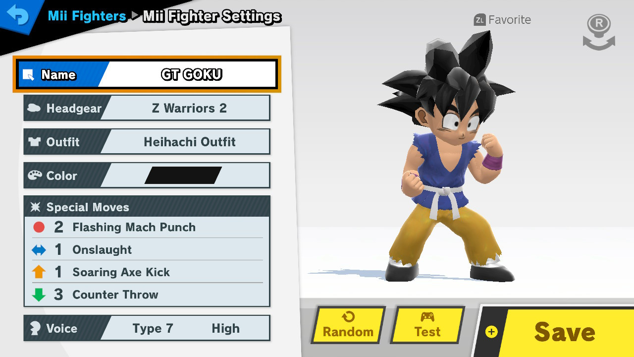 Z Warriors + Misc. Mii Hat-Suit Pack (Wave 3) Mod for Super Smash Bros ...