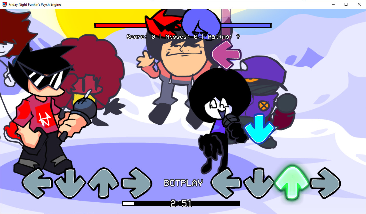 FNF: Stupid Friends [COVER MOD] Mod for Friday Night Funkin' | FNF Mods