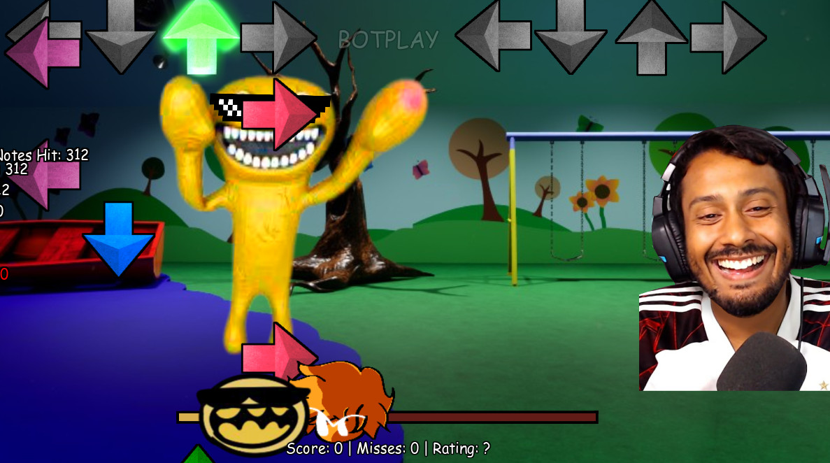 Bite Banban mix but Luanzito sing it [Friday Night Funkin'] [Mods]