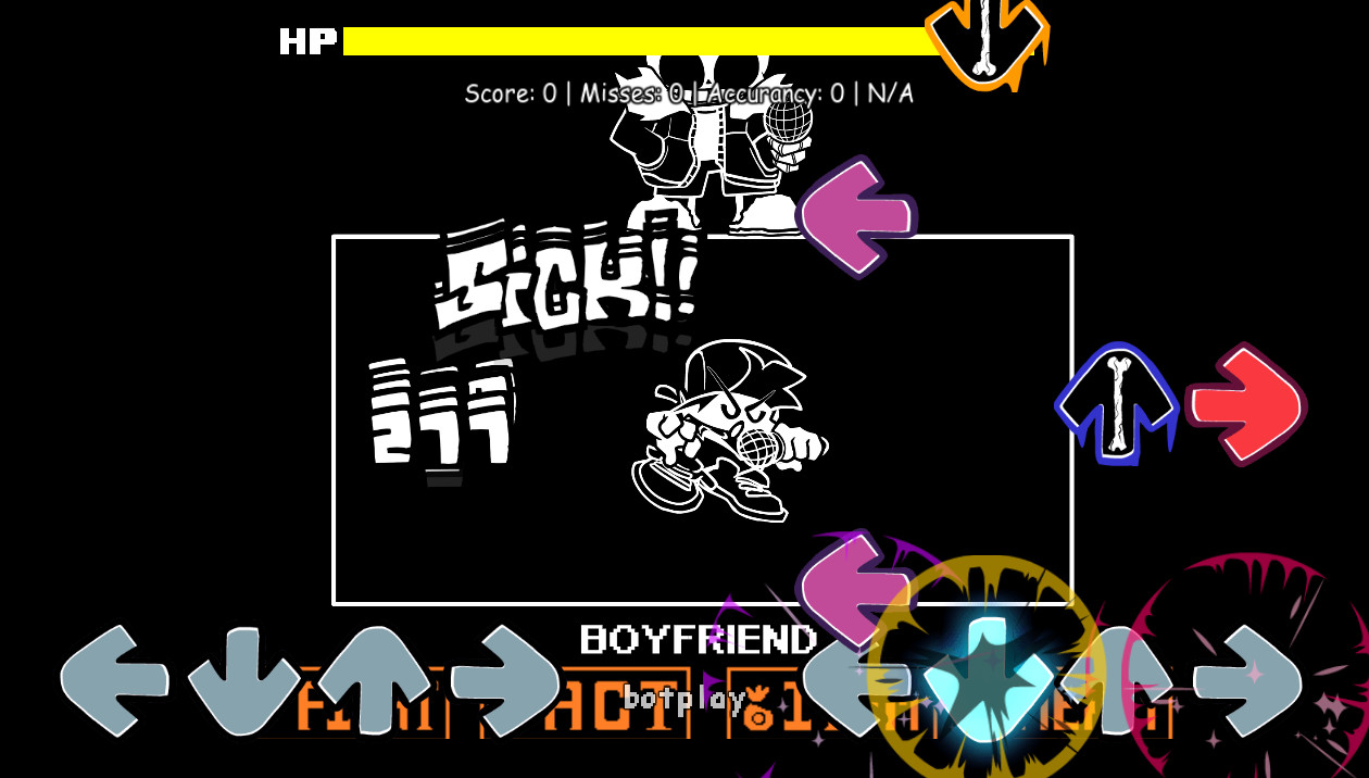 High-Effort Sansational V2 Chart Mod for Friday Night Funkin' | FNF Mods